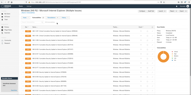 How to work with Nessus scan results - Admin... by accident!